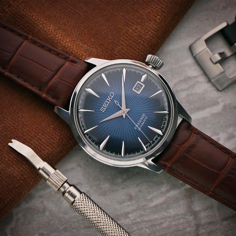 Men's Crocodile Embossed Strap Short, Standard, Long | StrapsCo