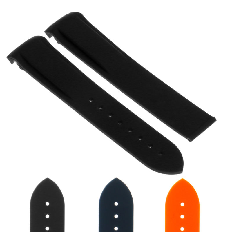 Silicone Watch Band for Omega Seamaster Planet Ocean | StrapsCo