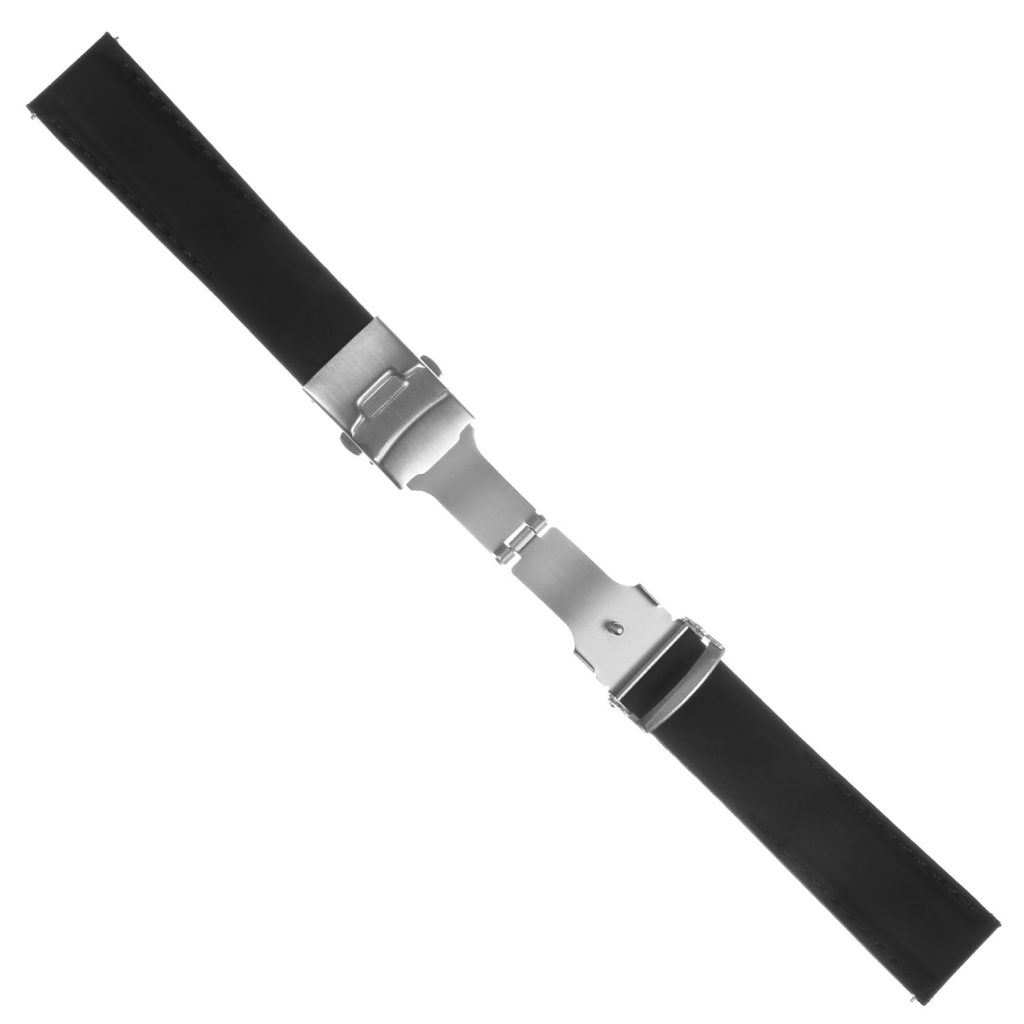 Rubber Strap with Stitching & Clasp - Quick Release | StrapsCo