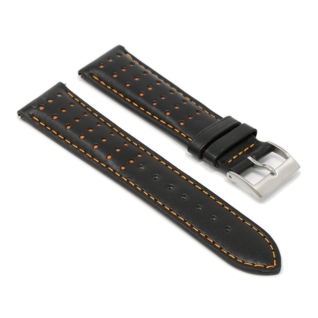DASSARI Perforated Leather Racing Strap | StrapsCo