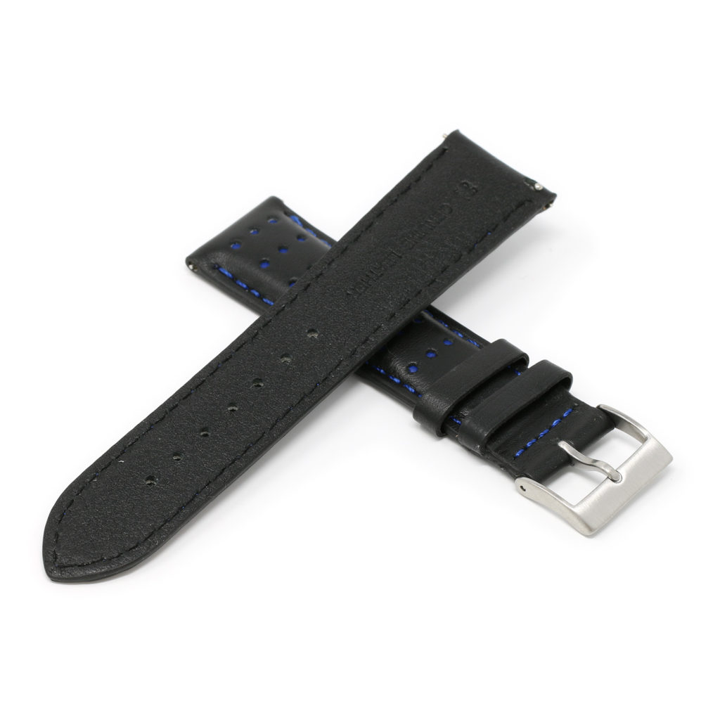DASSARI Perforated Leather Racing Strap | StrapsCo