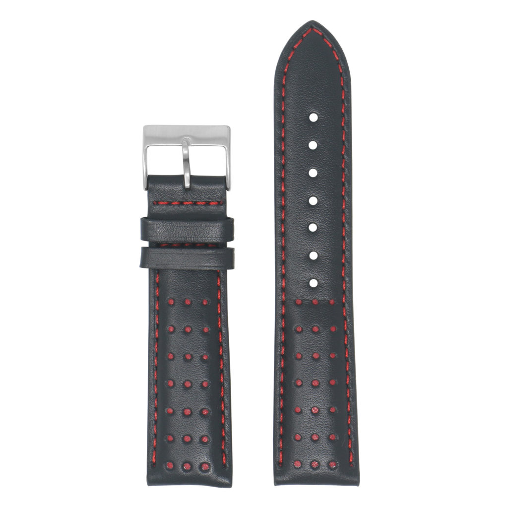 DASSARI Perforated Leather Racing Strap | StrapsCo