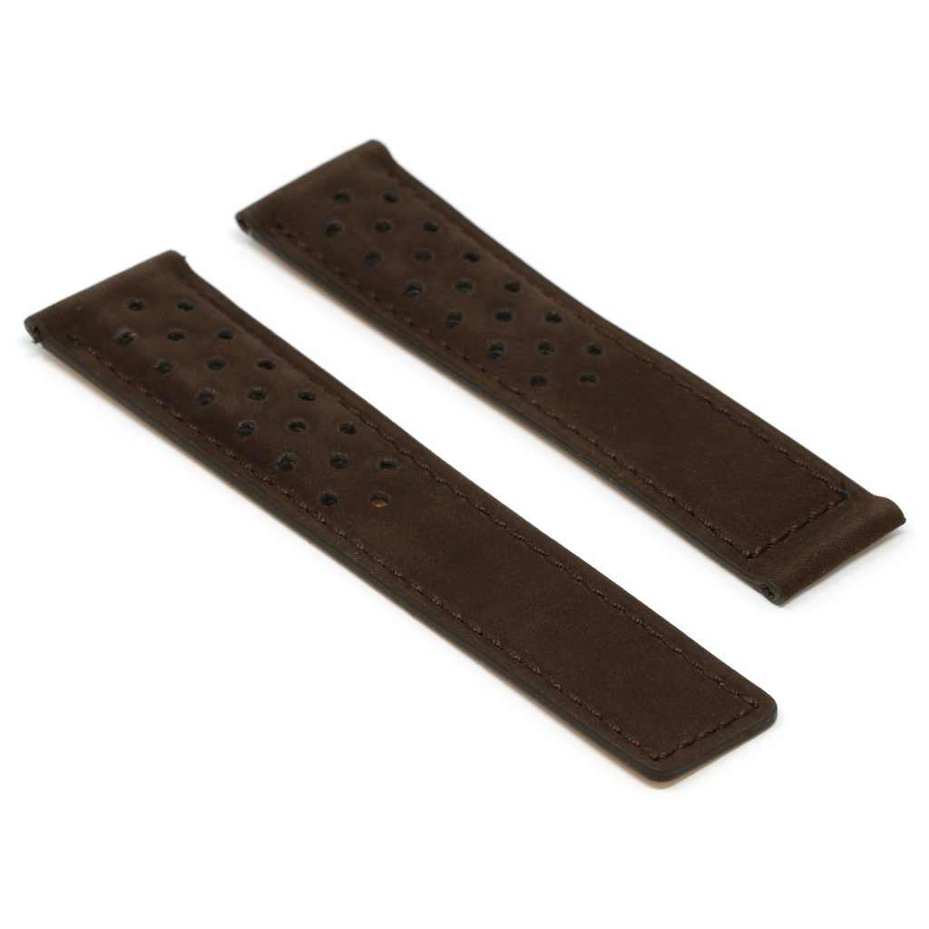 Perforated Suede Strap for Tag Heuer Carrera | StrapsCo