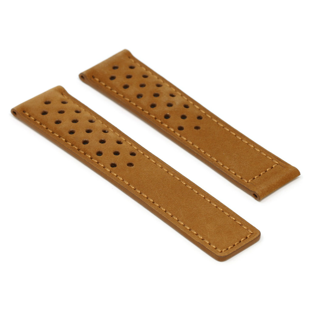 Perforated Suede Strap for Tag Heuer Carrera | StrapsCo