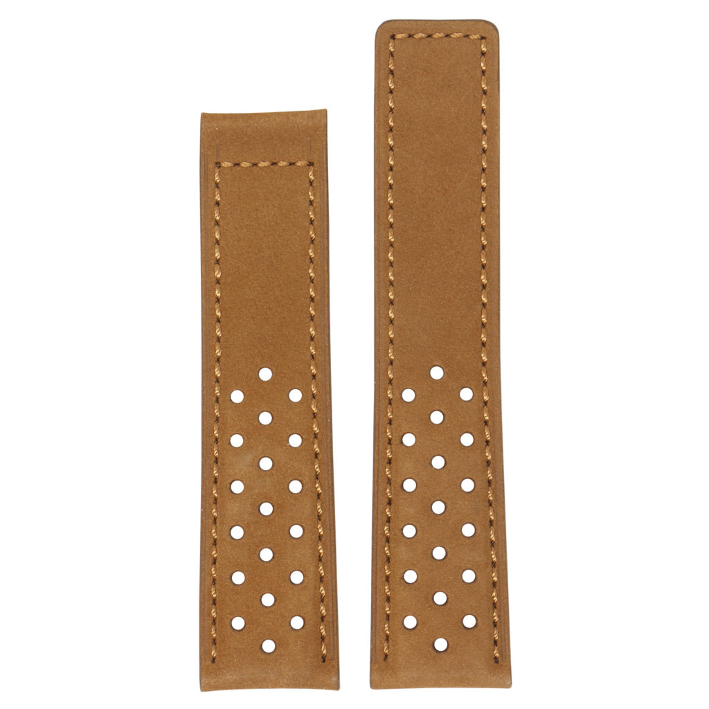 Perforated Suede Strap for Tag Heuer Carrera | StrapsCo