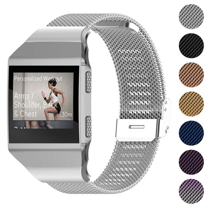 Modern Stainless Steel Strap for Fitbit Ionic | StrapsCo