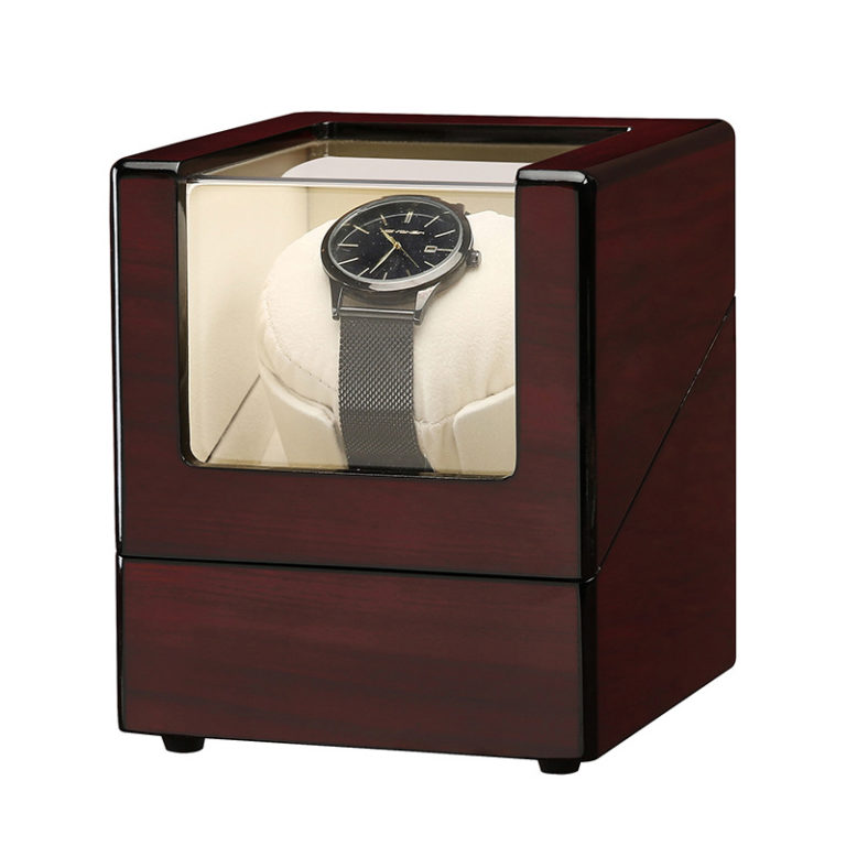 Ebony Watch Winder for 2 Watches | StrapsCo
