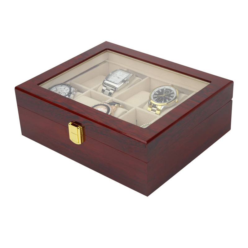 Wood Watch Box for 10 Watches | StrapsCo