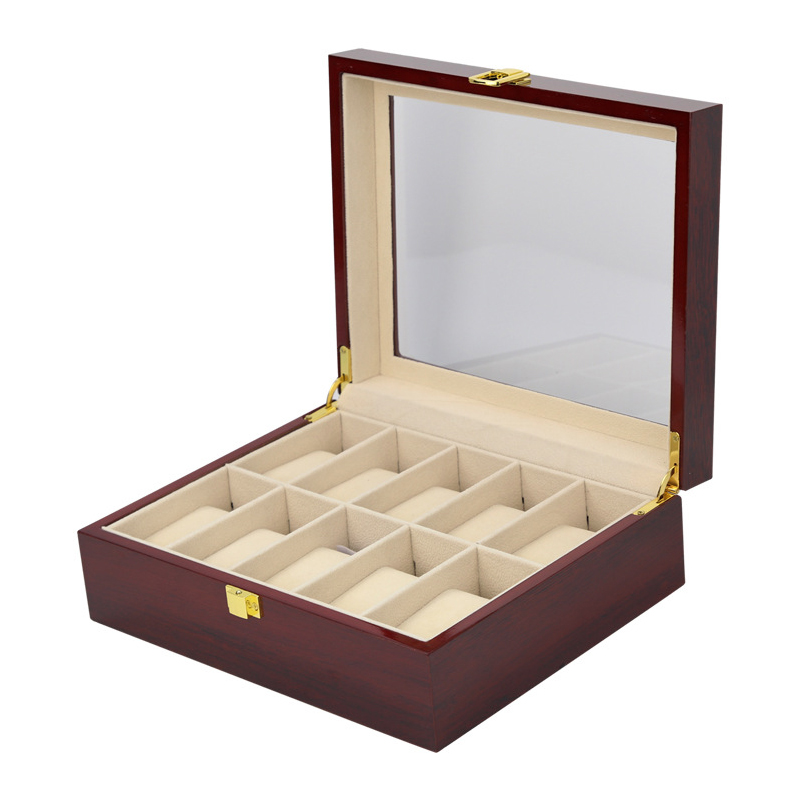Wood Watch Box for 10 Watches | StrapsCo