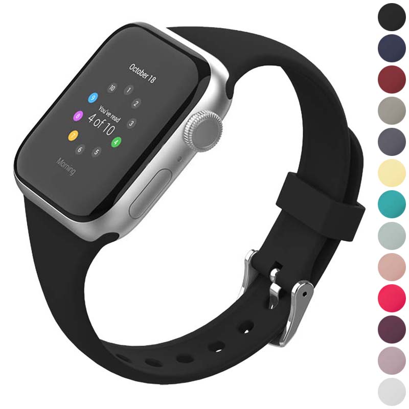 Glitter Rubber Strap for Apple Watch | StrapsCo