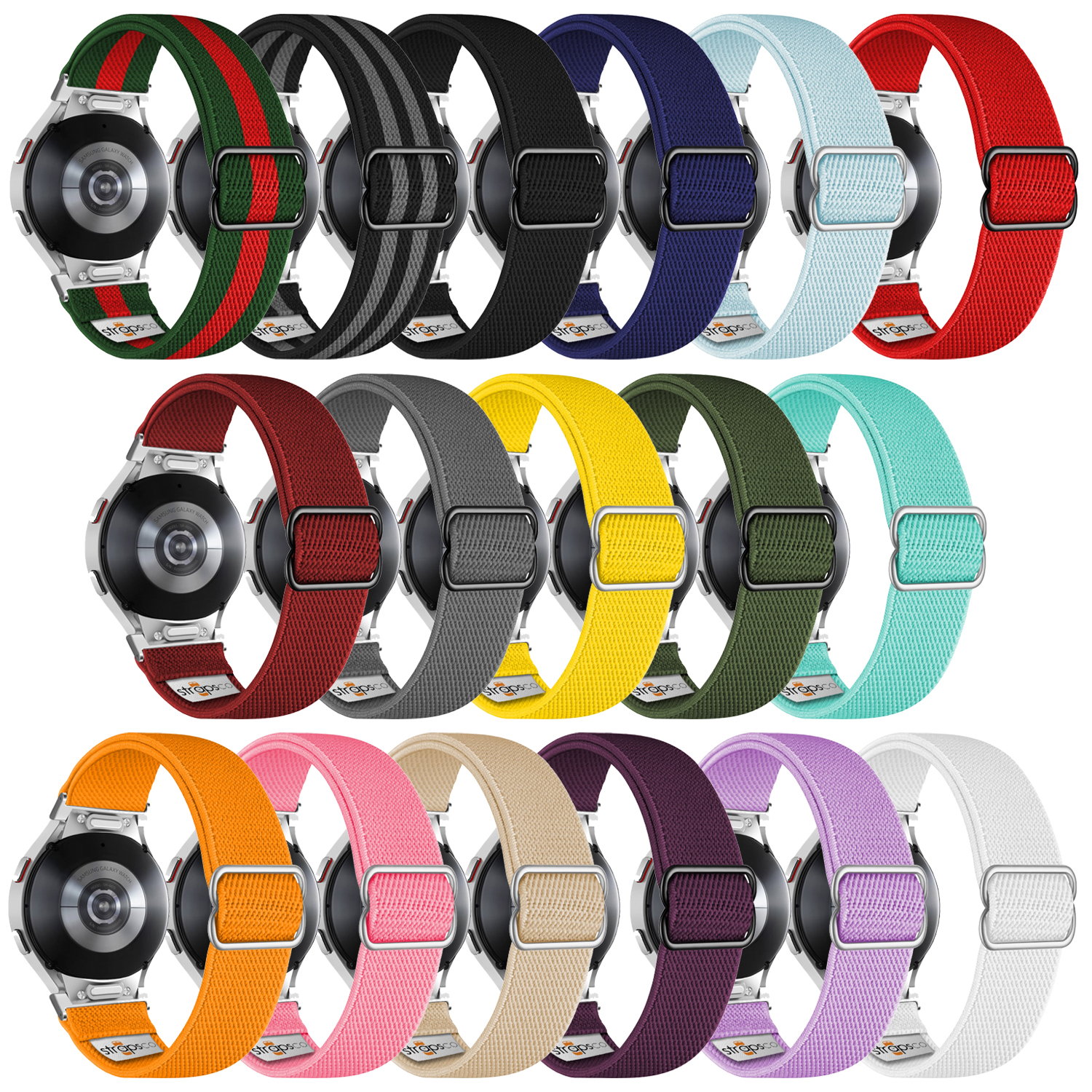 Nylon Stretch Band For Samsung Galaxy Watch 7 | StrapsCo